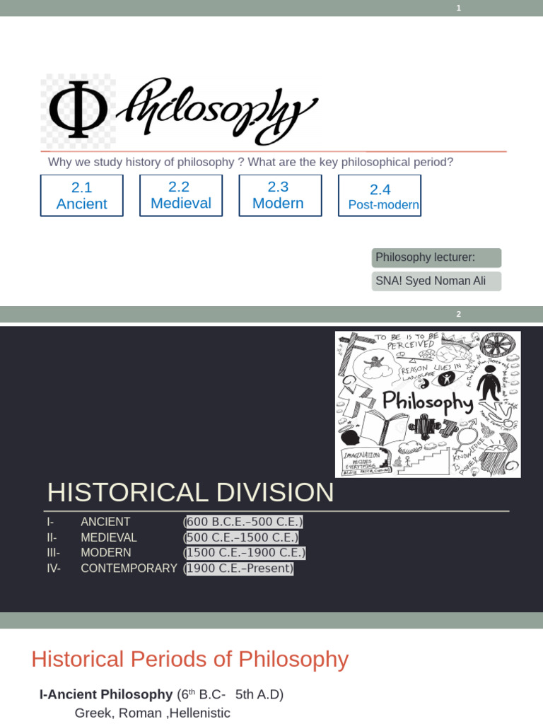 2-History of Philosophy | PDF | Modern Philosophy | Ancient Greek ...