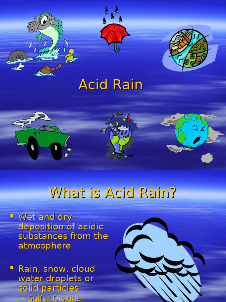 Understanding Acid Rain Effects | PDF