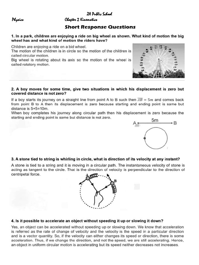 Chapter 2 Physics | PDF
