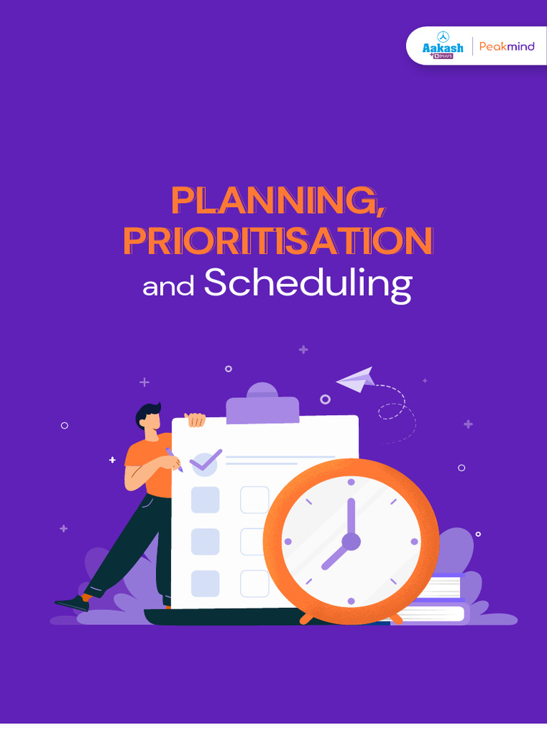 Planning,prioritisation and scheduling_handout | PDF