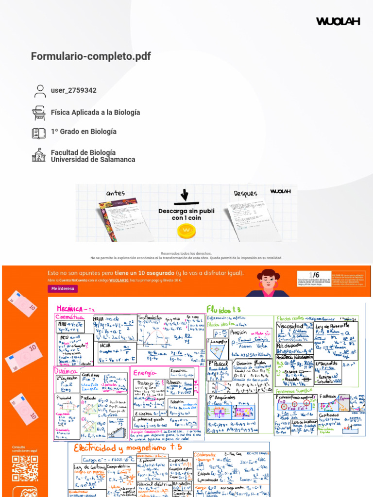 Wuolah Free Formulario Completo | PDF