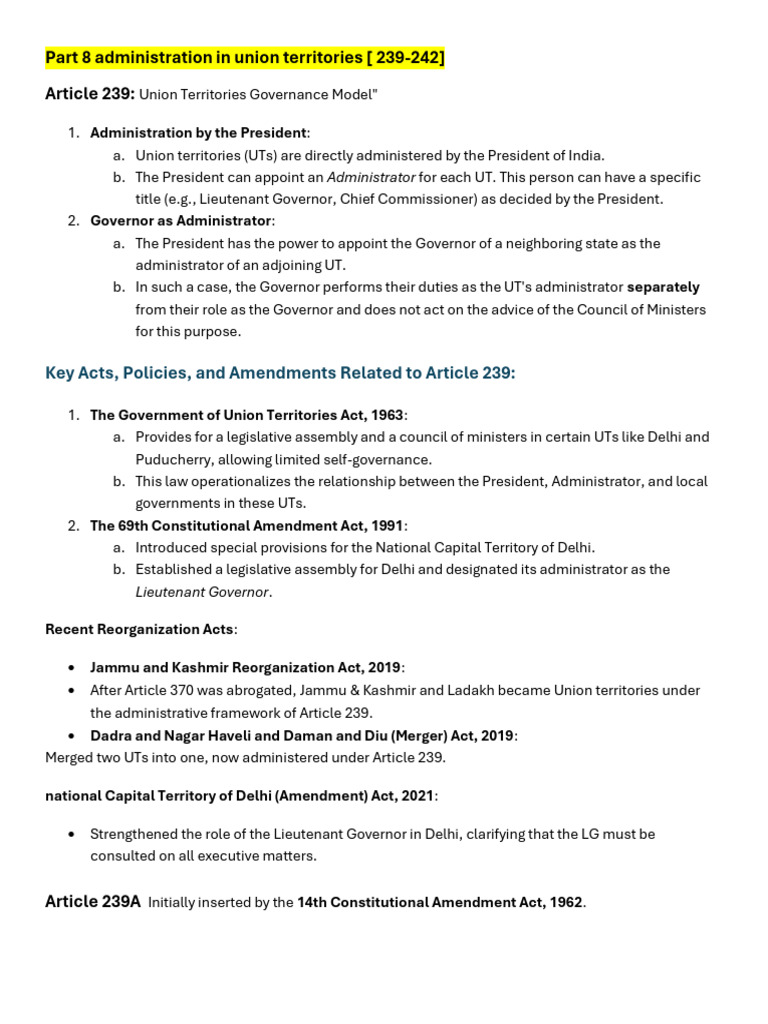 article 239 | PDF | Government | Justice