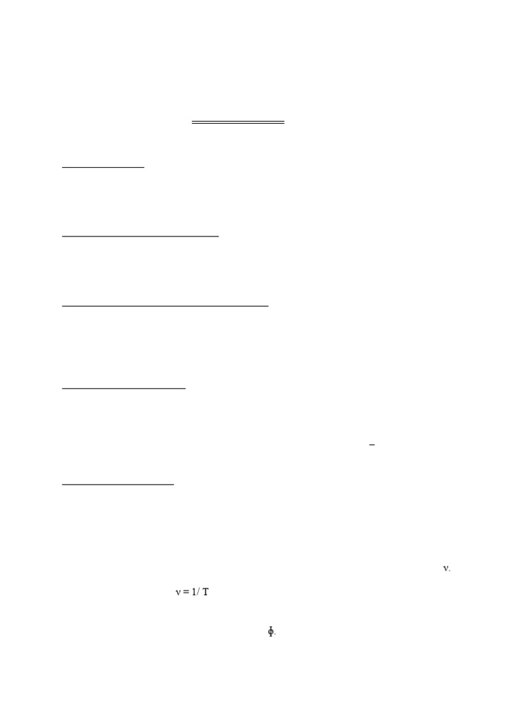 Reading Material (Oscillation) | PDF | Oscillation | Resonance