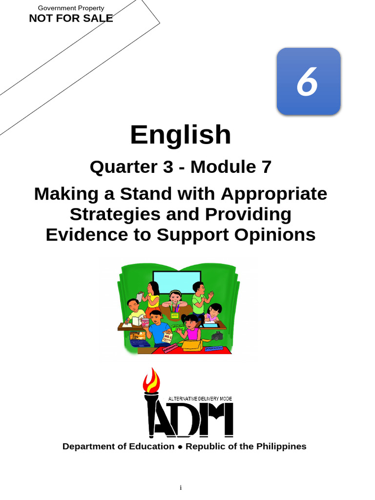 English6 - Q3 - M7 - L15 - L6-FINAL (1) - 103100 | PDF | Thought | Knowledge