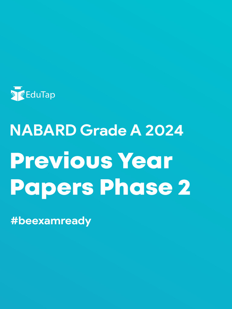 NABARD Grade A 2024 Phase 2 Question Paper | PDF | Reason