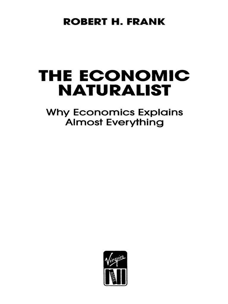 The Economic Naturalist - Robert H. Frank | PDF
