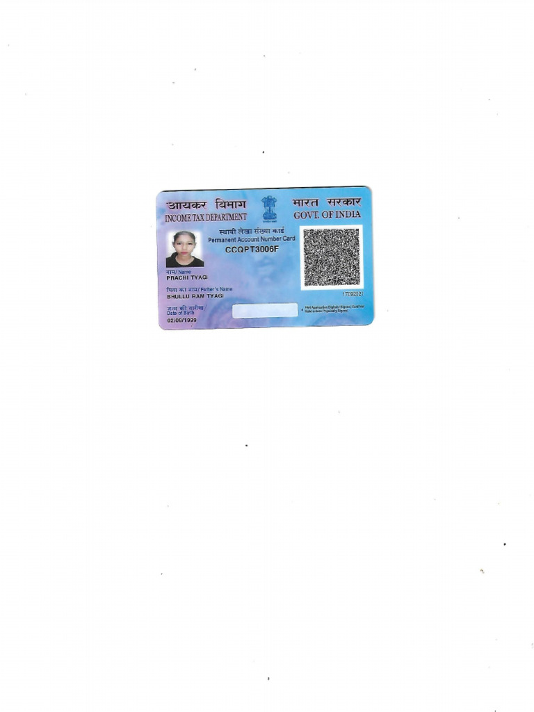 Pan Card Prachi | PDF