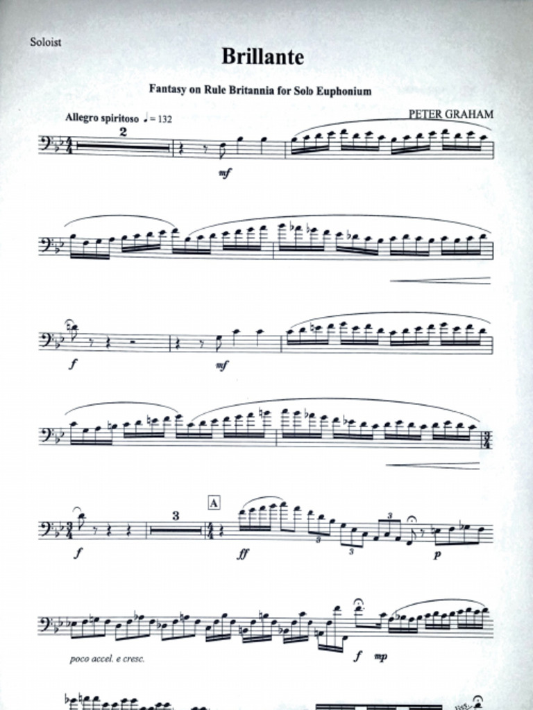 Brillante Euphonium Peter Graham | PDF