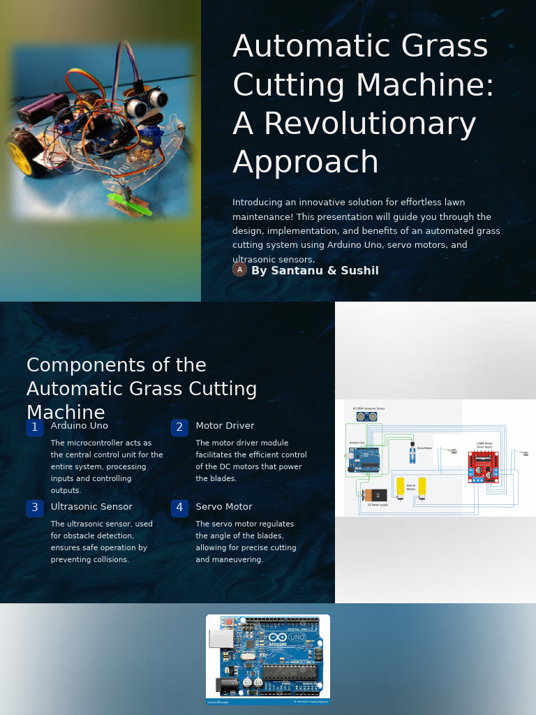 Automatic-Grass-Cutting-Machine-A-Revolutionary-Approach 2 | PDF | Electric Motor | Servomechanism