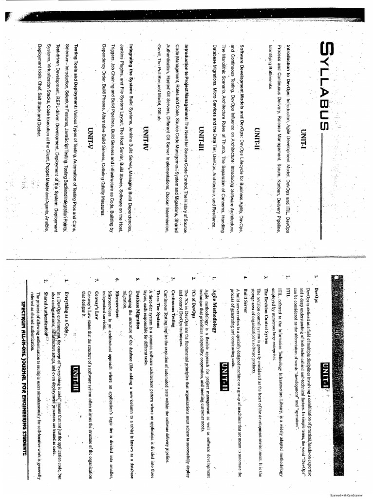 DEVOPS Spectrum (1) | PDF