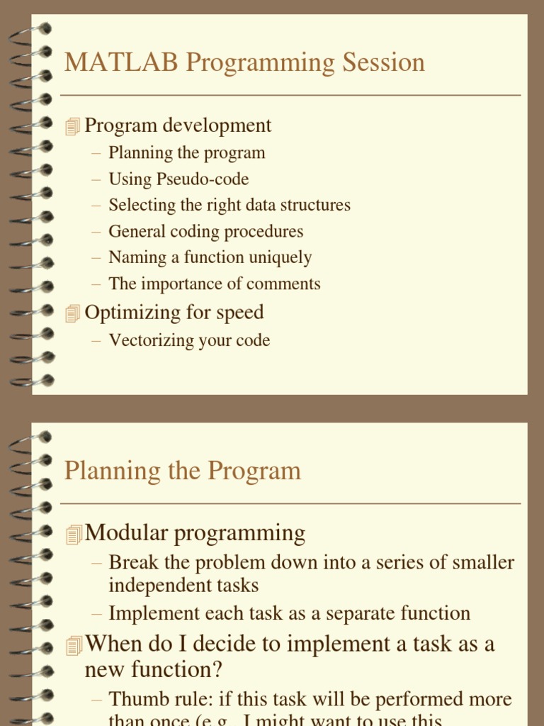 An Introduction To Programming in Matlab | PDF | Control Flow | Matlab