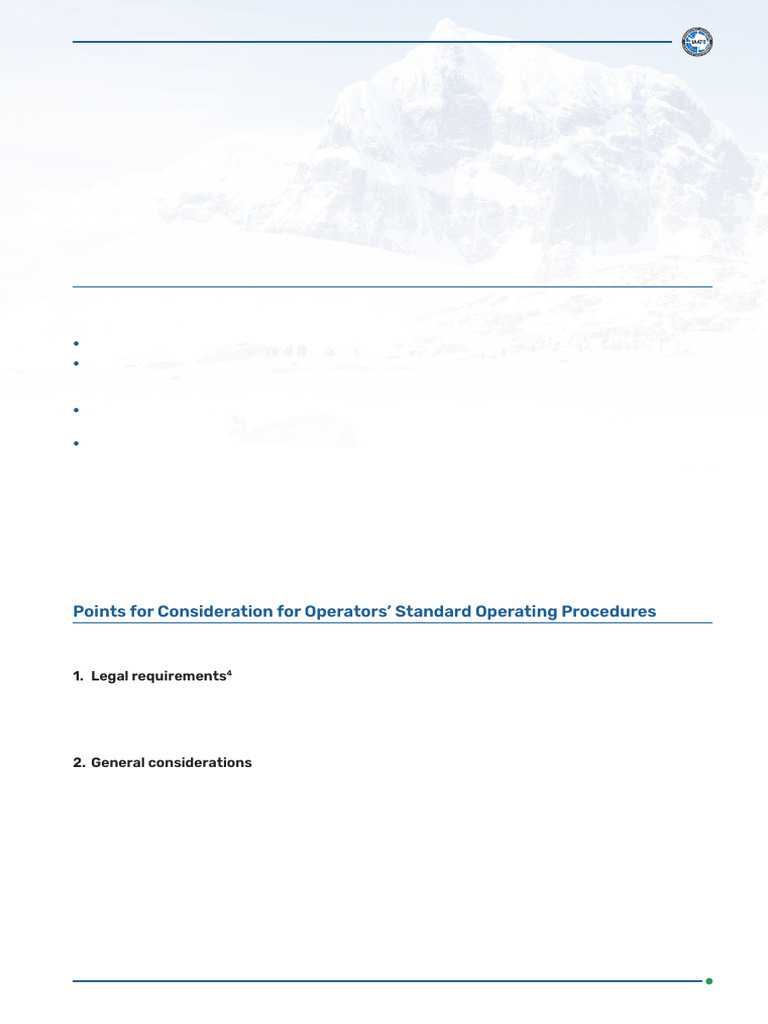 IAATO Statement On The Use of Remotely Piloted Aircraft Systems (RPAS ...