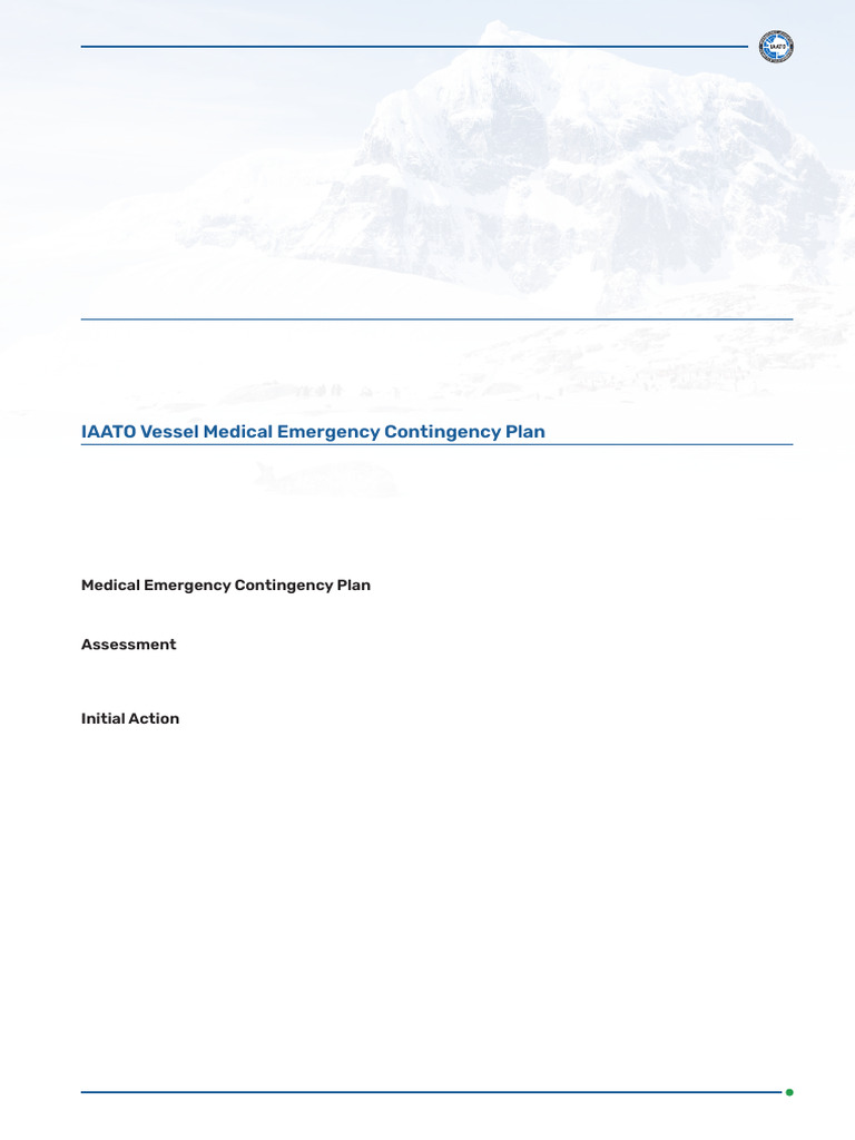 IAATO Medical Evacuation Procedures | PDF | Emergency | Emergency ...