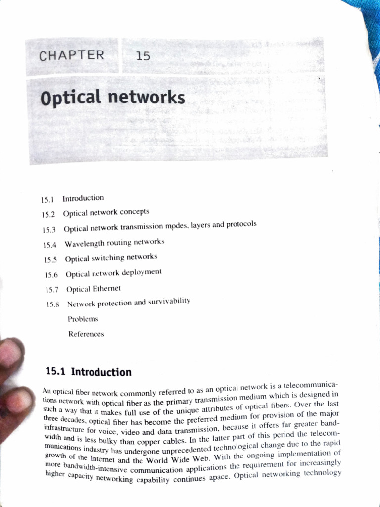 Optical network | PDF | Computer Network | Network Topology