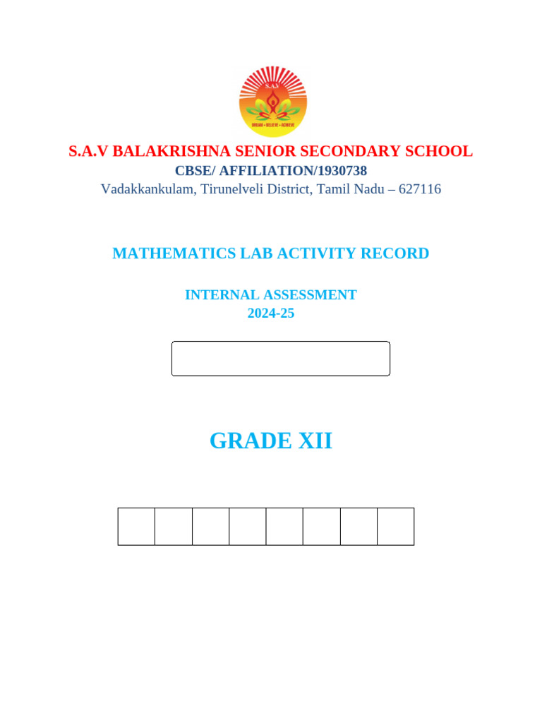 Maths Front | PDF