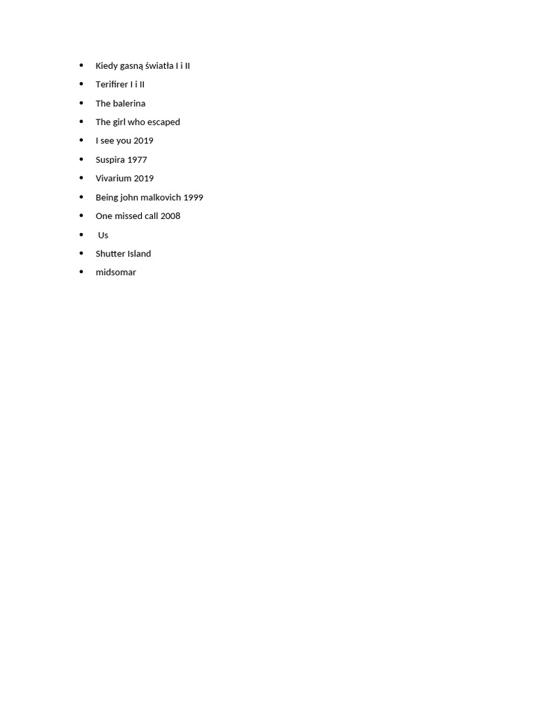 Filmy Do Obejrzenia !!!! | PDF