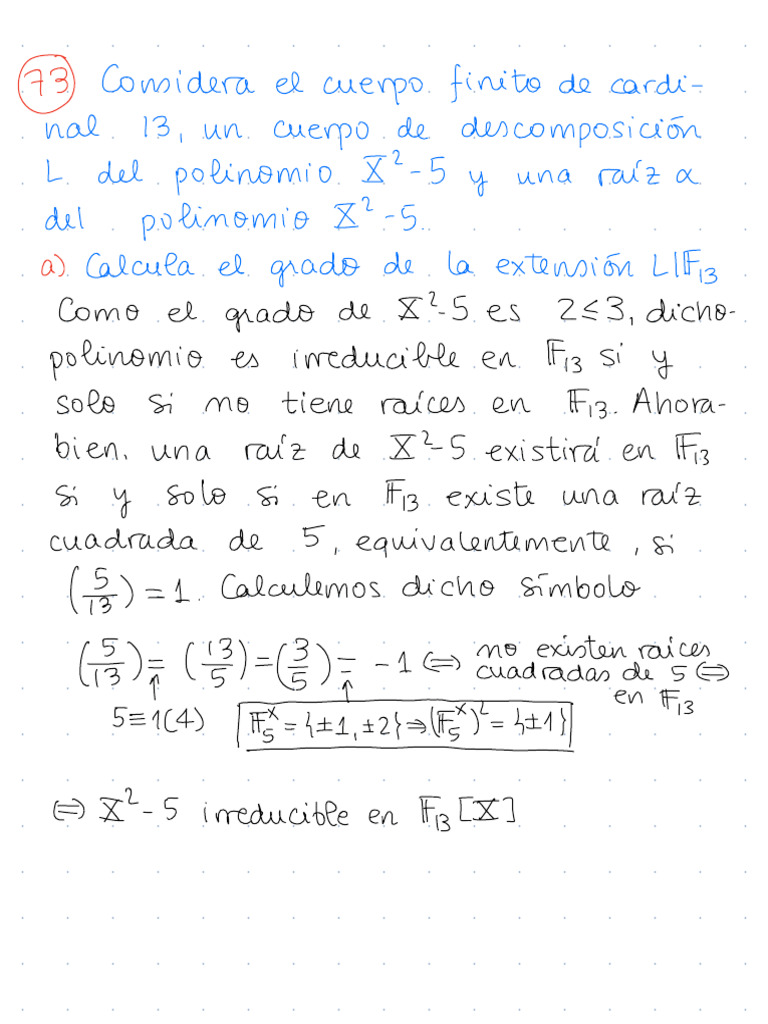 Cuerpos Finitos (1) | PDF | Teoría del anillo | Funciones y mapeos