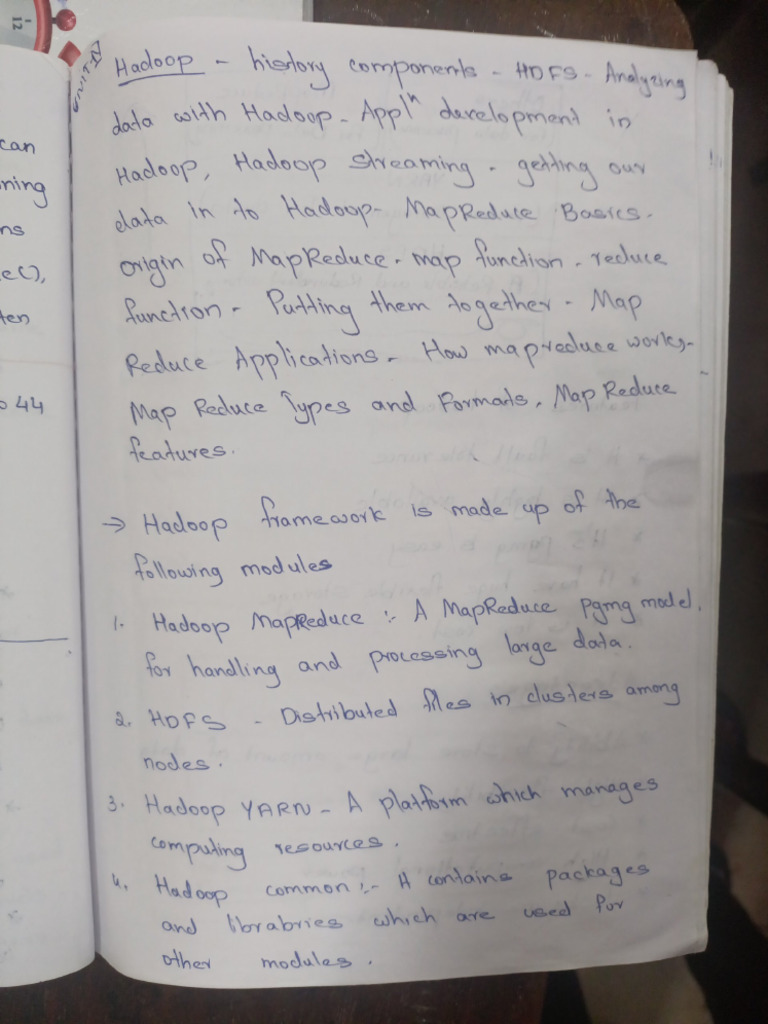Module 4 Big Data Notes Pdf