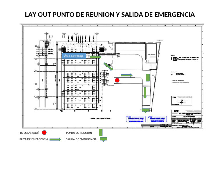 Diseño de Salida y Punto de Reunión | PDF
