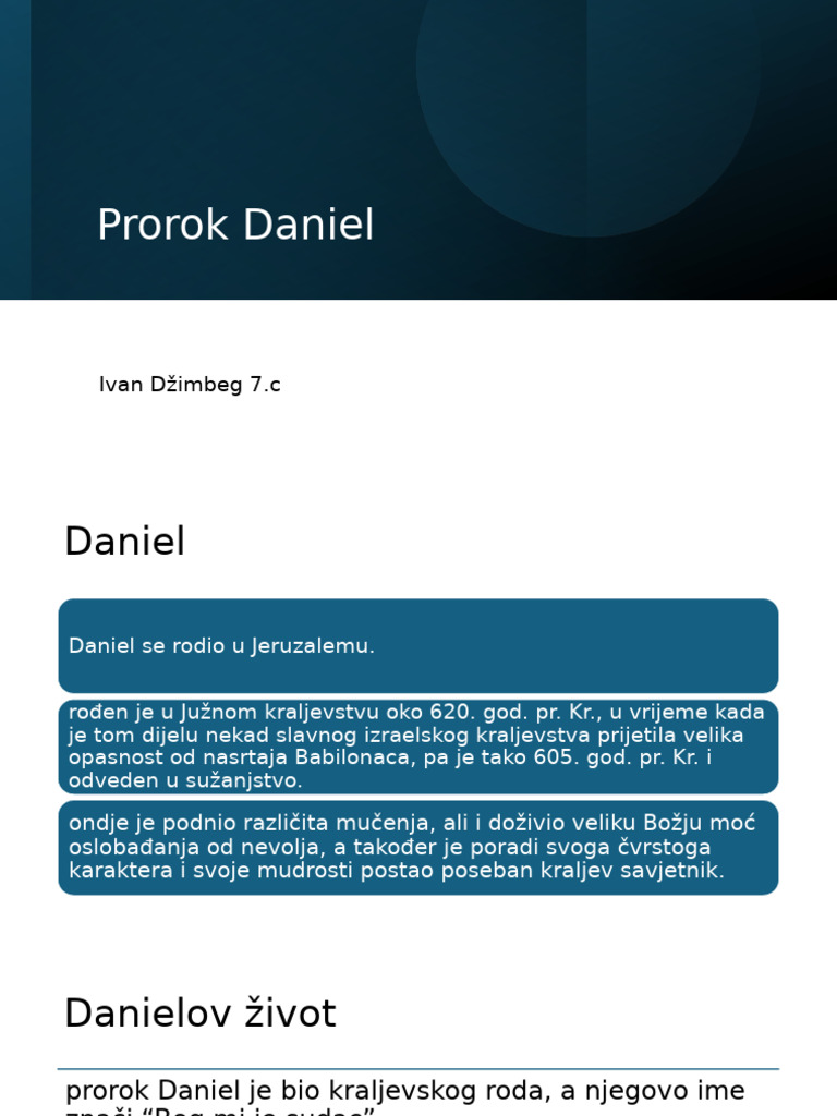 Prorok Daniel | PDF