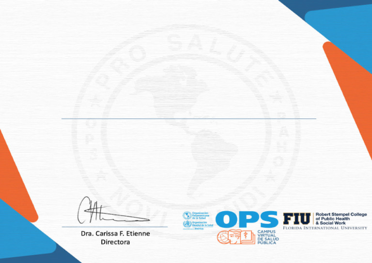 Curso Virtual de Dengue: Certificado OPS | PDF