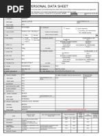 CS Form No. 212 Revised-2017 Personal-Data-Sheet | PDF | Government ...