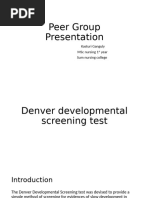 Trivandrum Development Screening Chart Guide | PDF