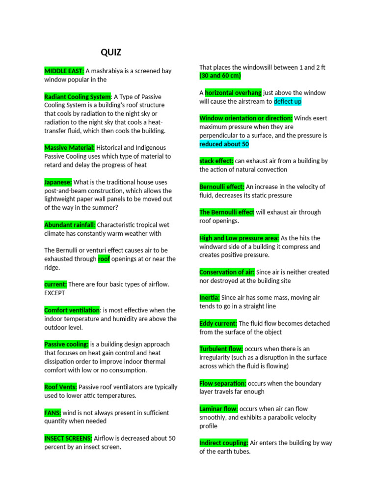 prelim exam-tropical design | PDF | Building Technology | Building ...