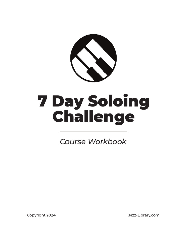 7 Day Soloing Challenge Workbook v2 | PDF | Pitch (Music) | Musicology