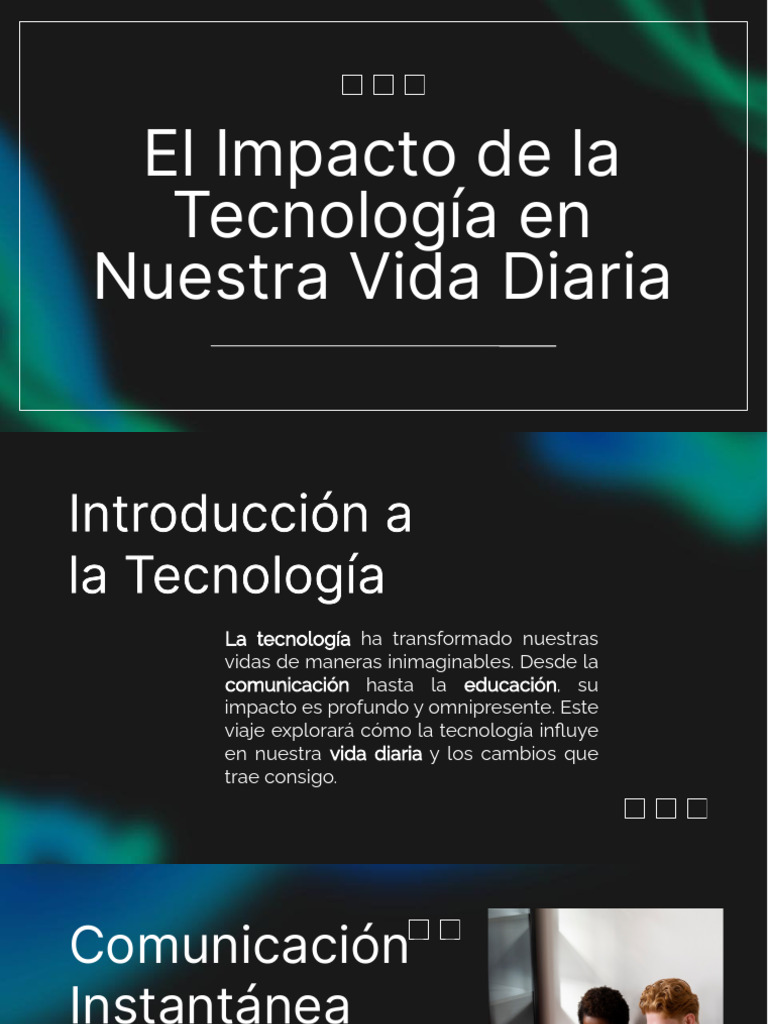 Impacto de la Tecnología en la Vida Diaria | PDF | Internet