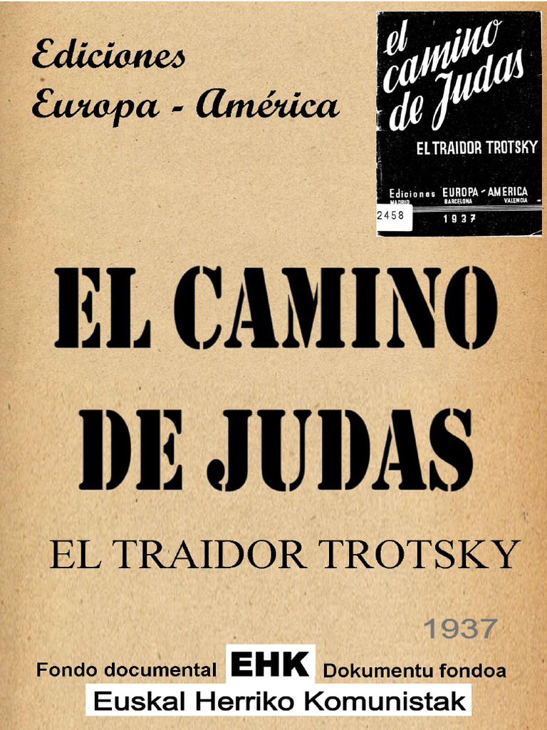 El Camini de Judas - El Traidor Trotsky | PDF | Leon Trotsky | Vladimir Lenin