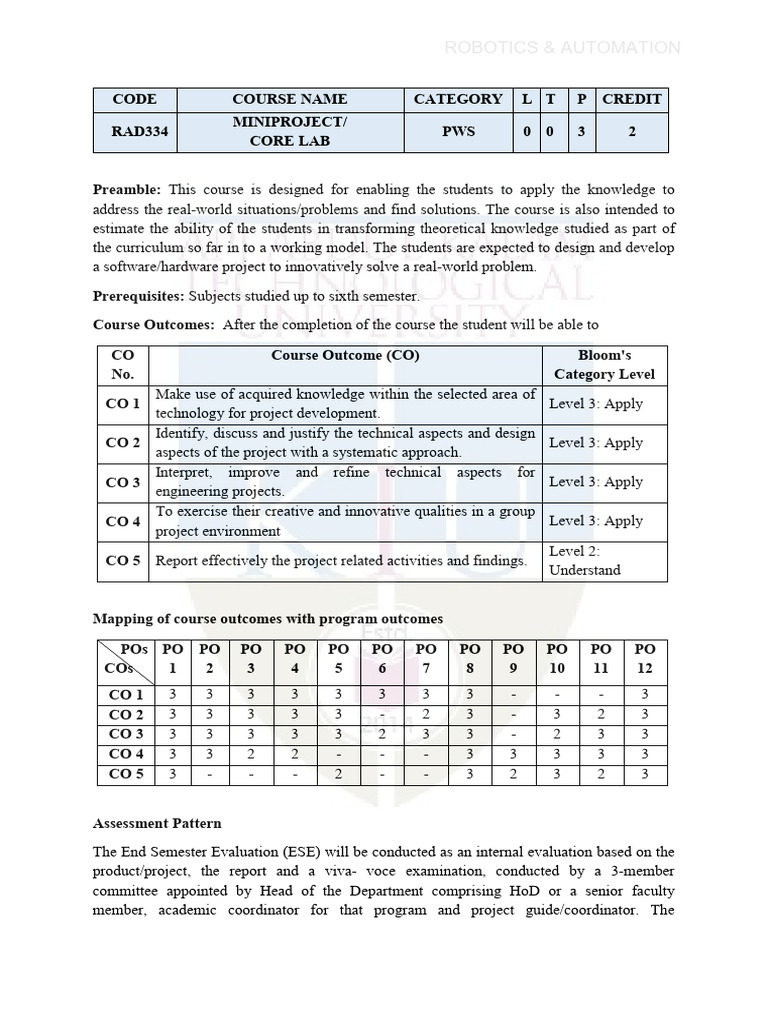 KTU BTech RB 2019scheme 2019Scheme-S6 2019 Syllabus | PDF | Machines | Kinematics