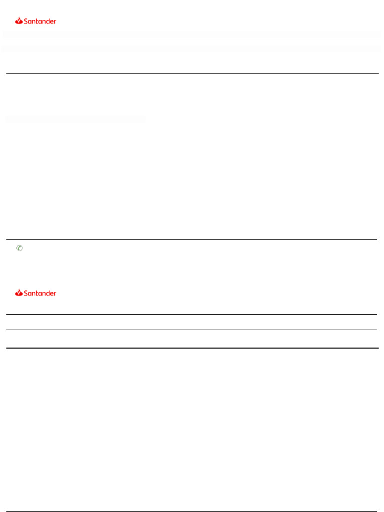 Extrato de Conta Corrente Santander | PDF | Corporações | Economia ...