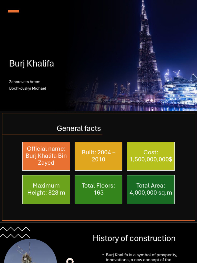 Burj Khalifa: Facts and Construction History | PDF