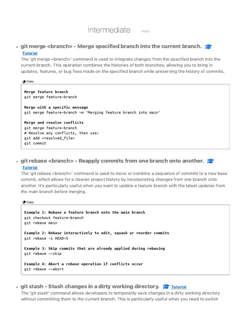 Git_Intermediate | PDF | Operating System Families | Utility Software