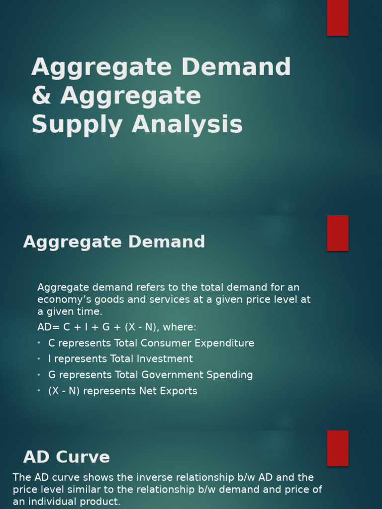 As & Ad Analysis | PDF | Aggregate Demand | Economic Equilibrium