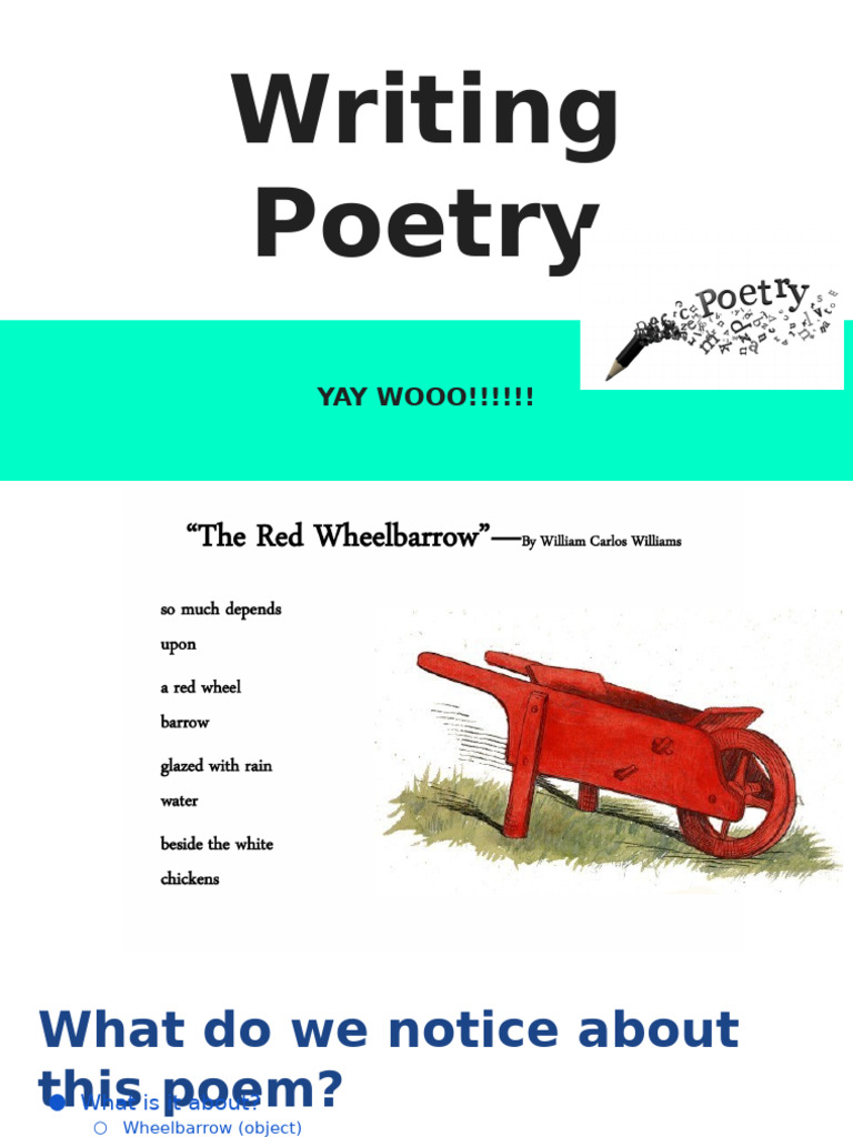 WritingPoetryMiniUnit 1 | PDF | Poetry | Phonaesthetics