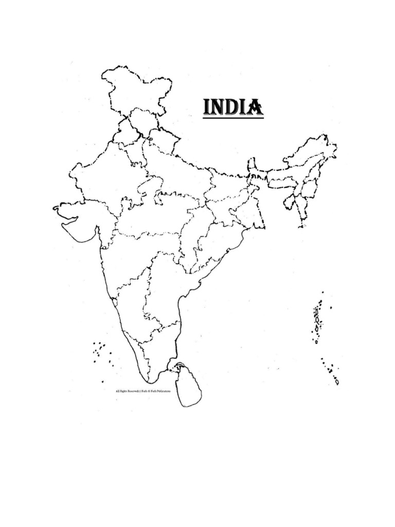 OUTLINE MAP OF INDIA | PDF