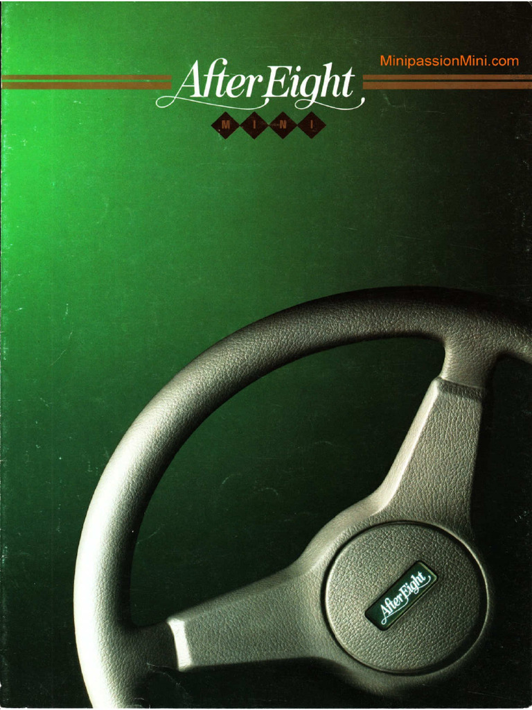Rover Mini After Eight 1992 E | PDF