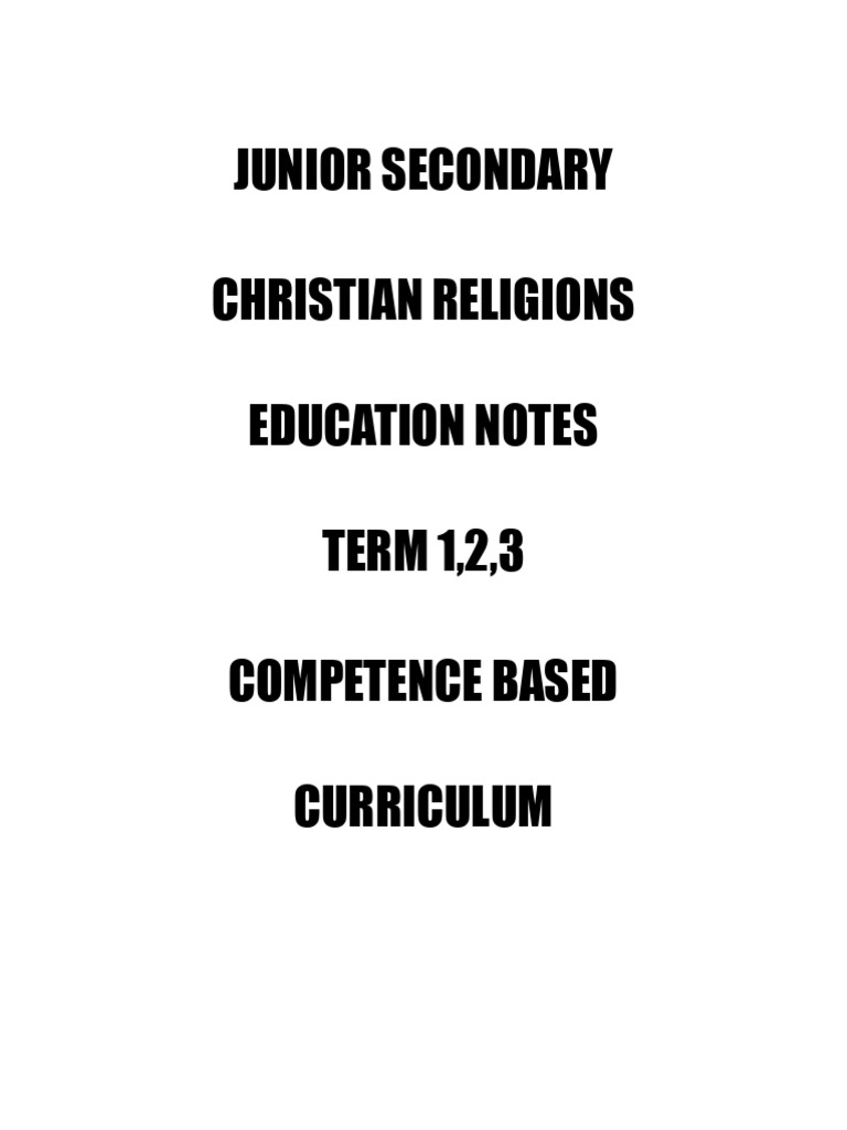 GRADE 7 CRE NOTES Complete | PDF | Paul The Apostle | Genesis Creation ...