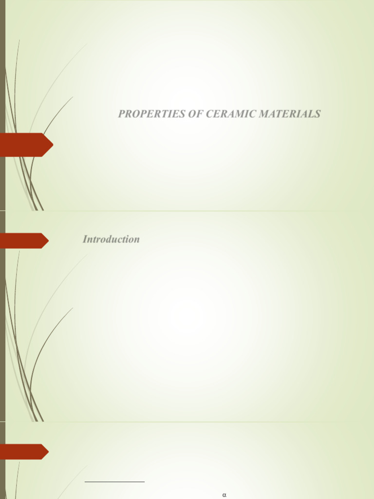 Ceramic Material Properties Guide | PDF | Deformation (Engineering ...