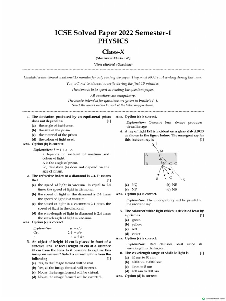 Solved Paper 2022 Sem 1 | PDF