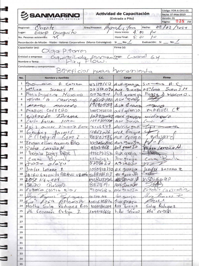 Capacitaciones | PDF