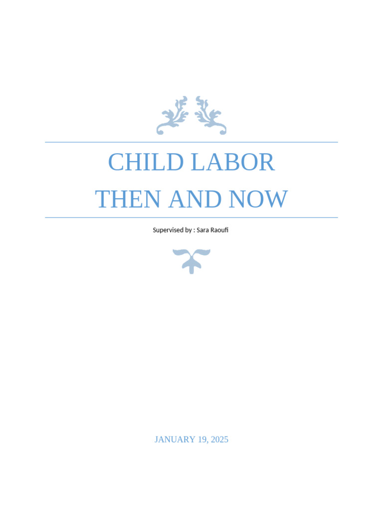 Child Labor | PDF