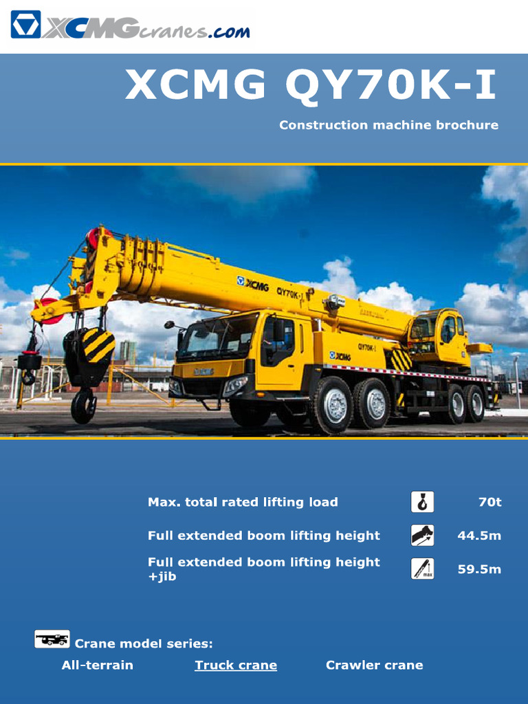 XCMG Qy70k - (70 Ton) | PDF