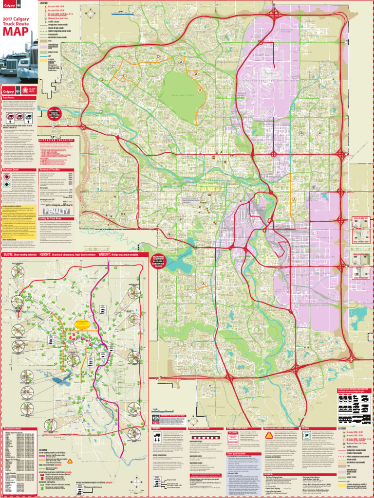 Calgary Truck Routes Map | PDF