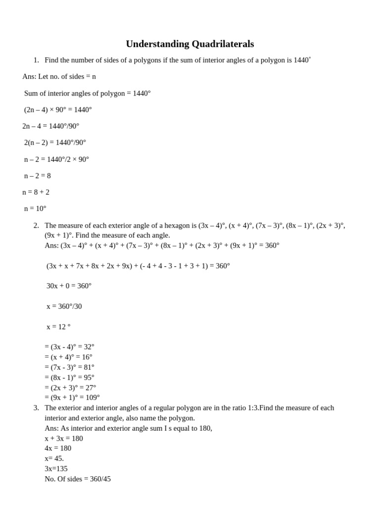 Index Understanding Quads | PDF