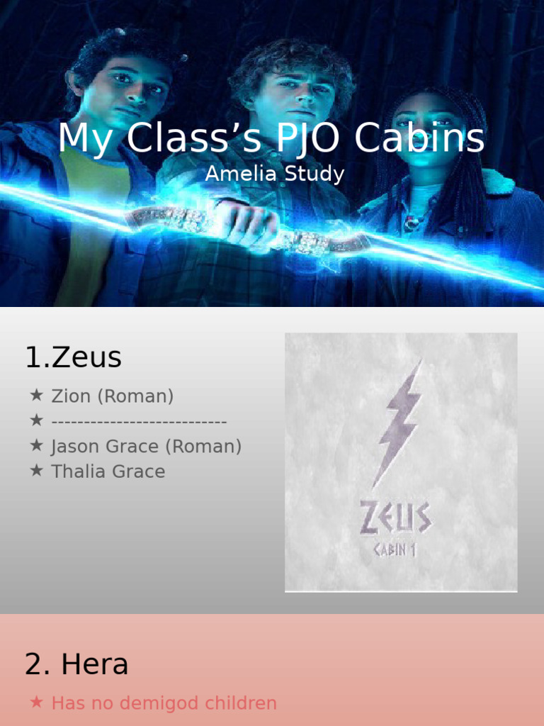 My Class's PJO Cabins | PDF