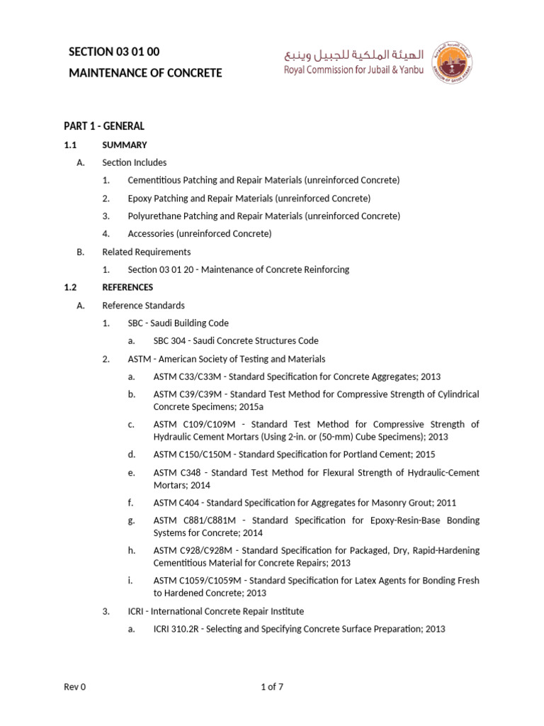 Concrete Maintenance and Repair Guide | PDF | Concrete | Cement