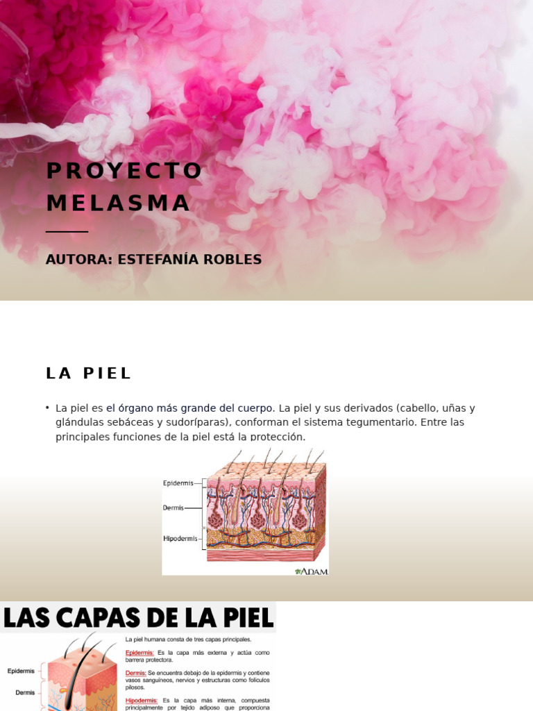 Proyecto Melasma | PDF | Piel | Protector solar